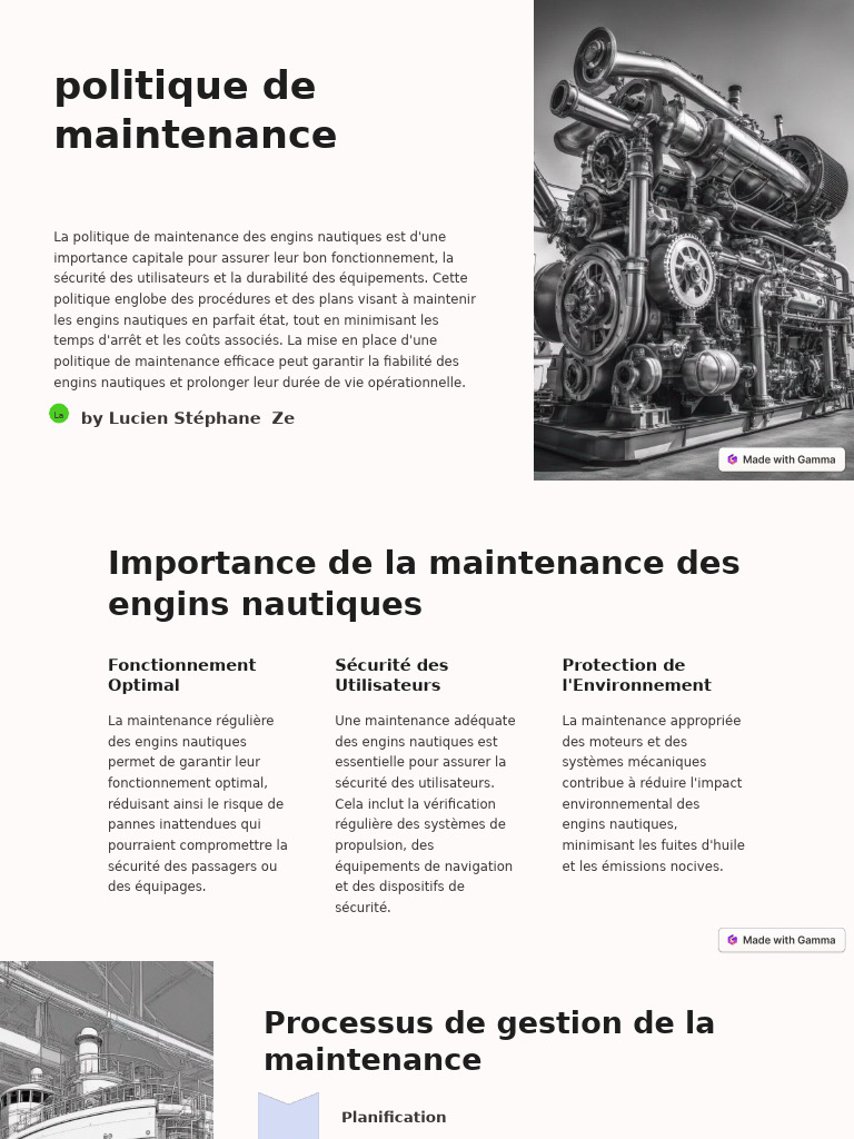 La Politique de Maintenance | PDF
