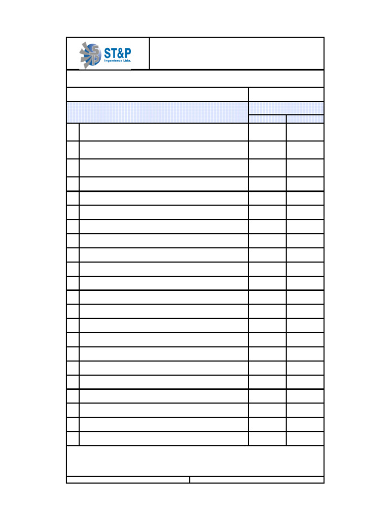 Check List | PDF
