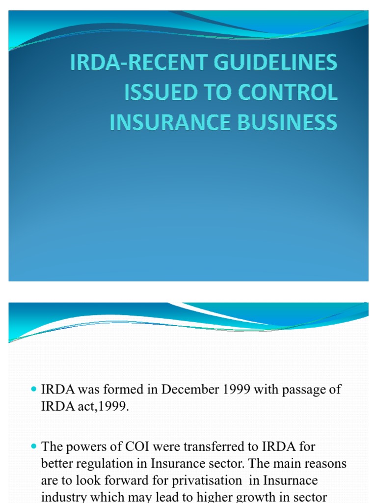 IRDA | PDF