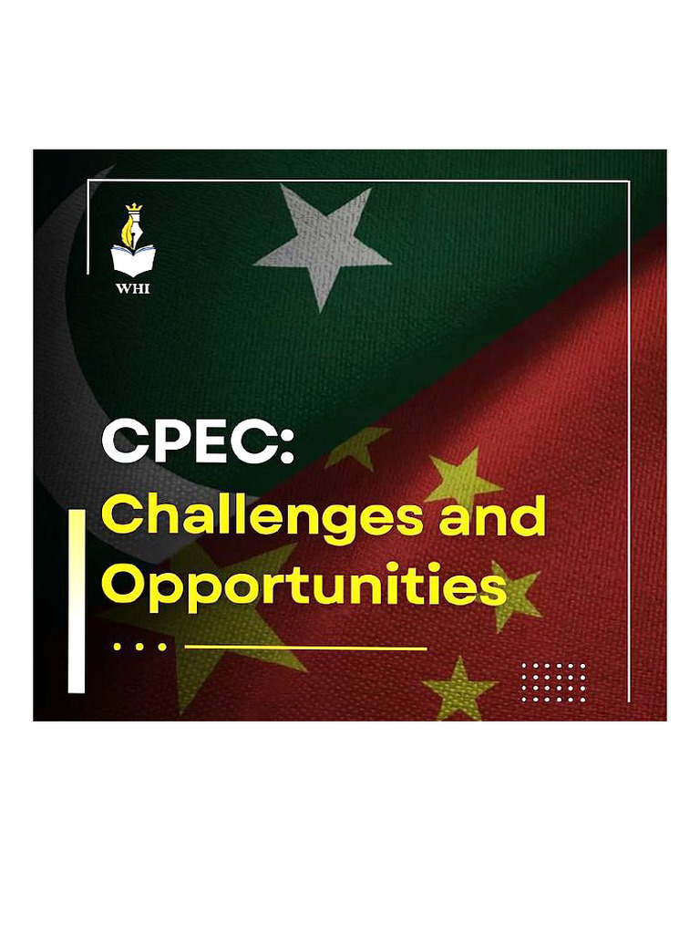 CPEC Challenges & Opportunities | PDF