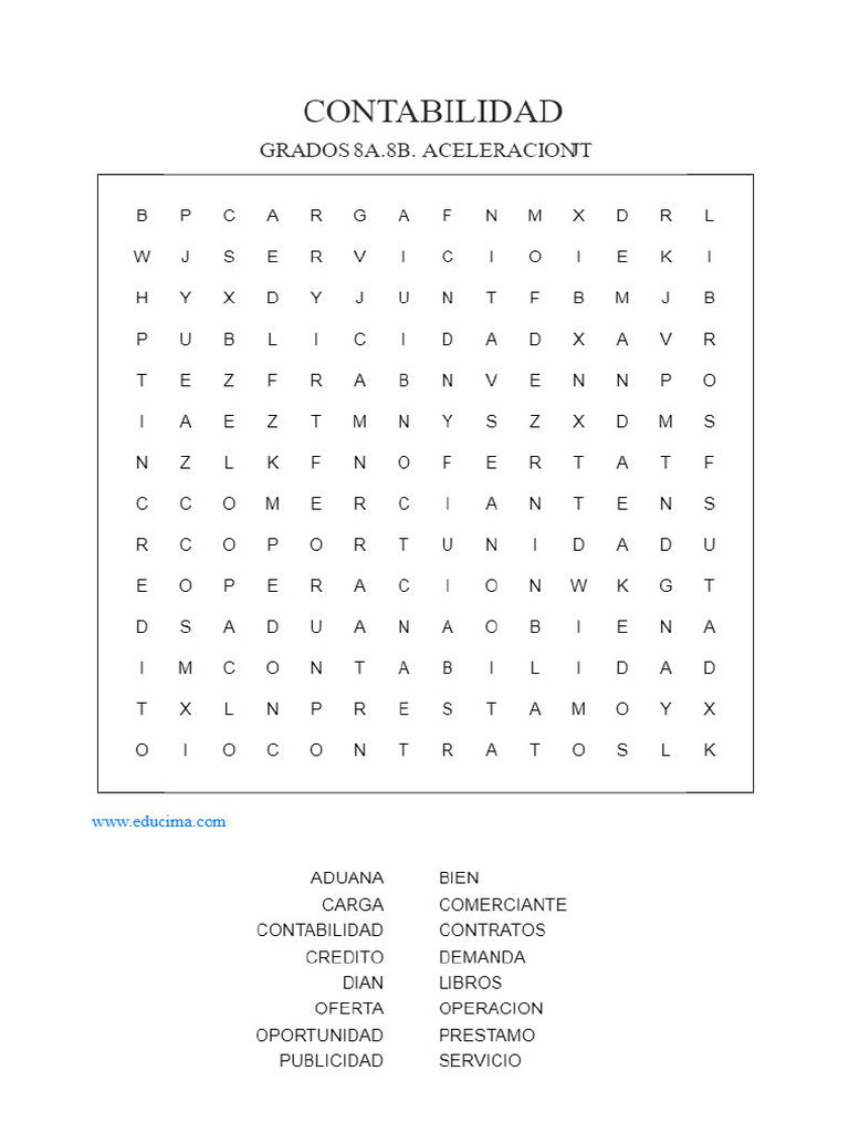 Guia 9 8a Y 8b Ace Contabilidad Pdf