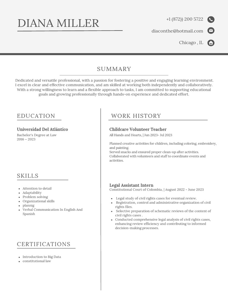 Gray and White Simple Clean Resume - 20240820 - 155459 - 0000 | PDF