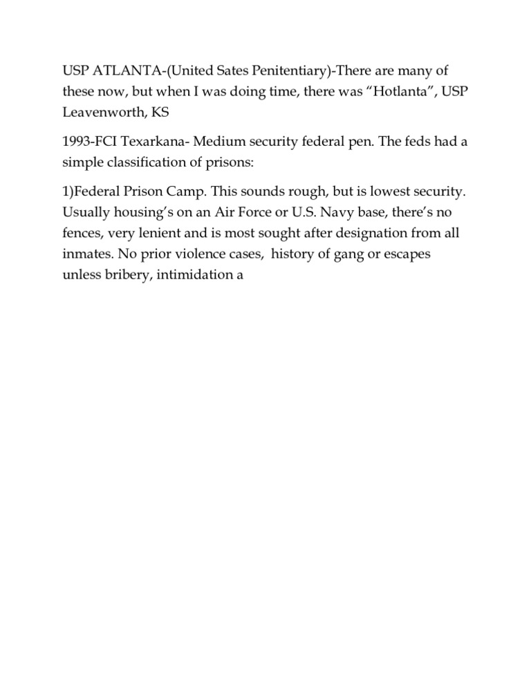 Usp Atlanta | PDF