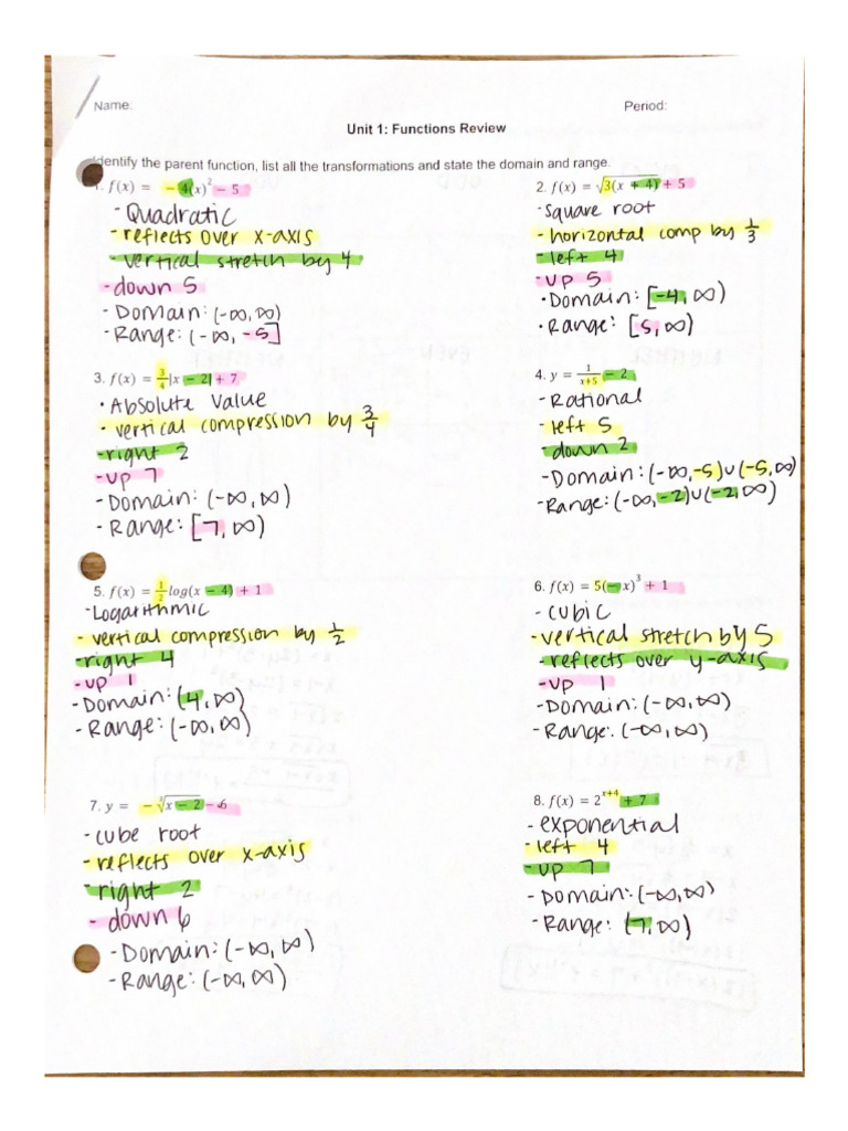 Review Key | PDF