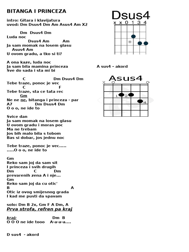 Bijelo Dugme - Bitanga I Princeza | PDF