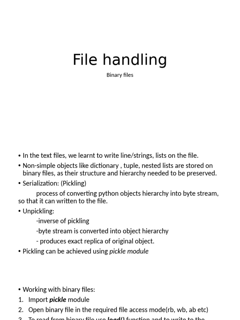 File Handling3 | PDF
