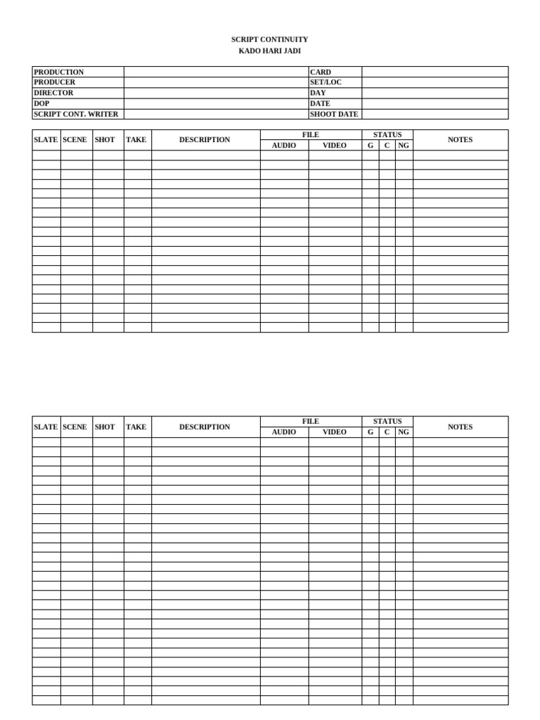 SCIPT CONT Konten - Sheet1 | PDF