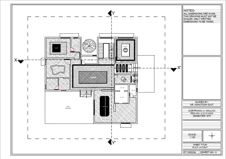 Notes-: This Drawing Must Not Be Scaled. Only Written Dimensions To Be ...