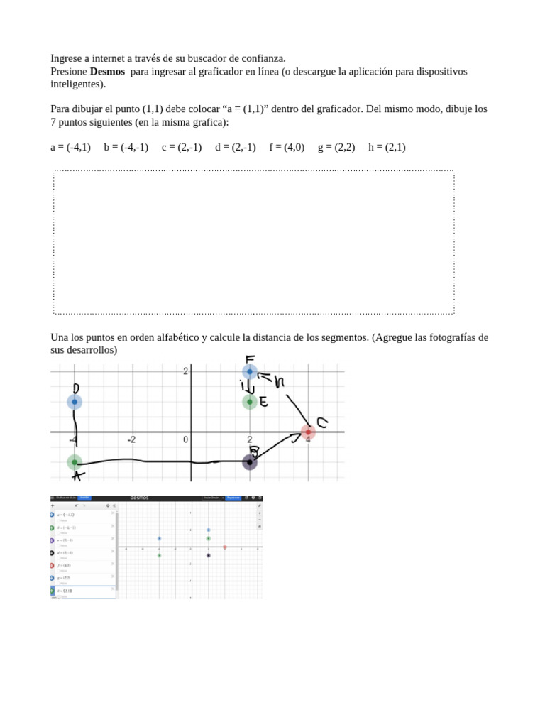 Naomi Hernandez Ruiz - Ejercicio Desmos (X, Y) | PDF | Juegos y actividades