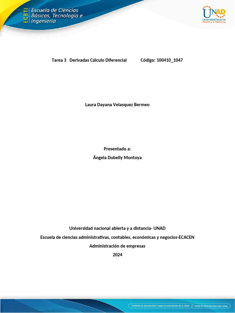 Anexo 3 - Ejercicio Tarea 3-Comprimido | PDF | Derivado | Matemáticas