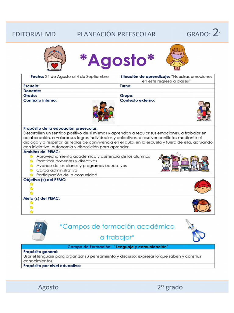 Ejemplo-Planeacion-de-2-preescolar-MD | PDF