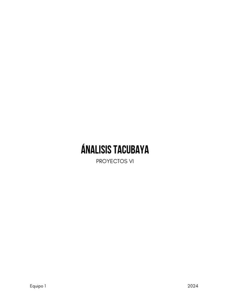 Predio Tacubaya | PDF