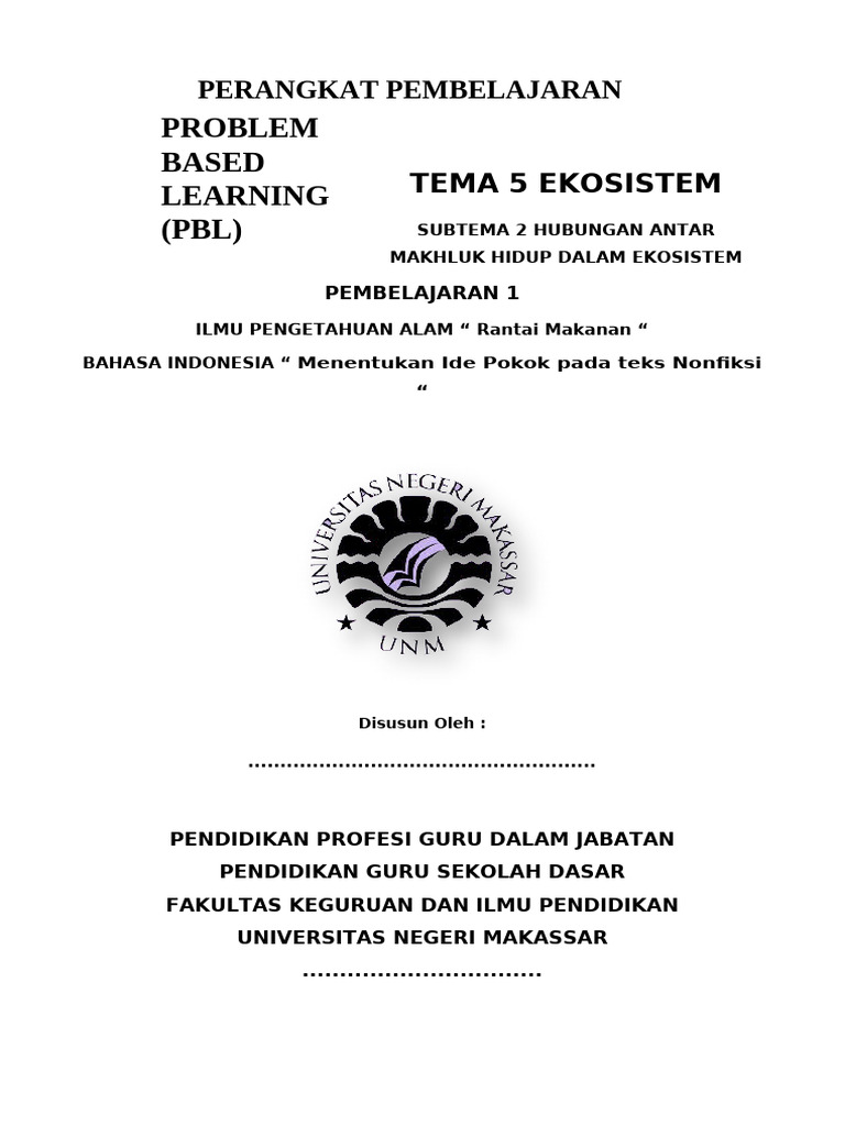 Contoh RPP PPG Daljab | PDF