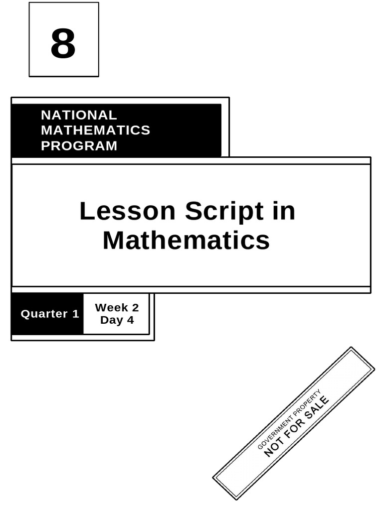 2024-LS-G8-NMP Mathematics Q1 W2 D4 | PDF