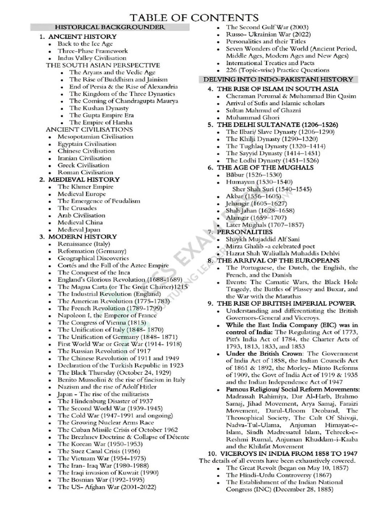 MPT Topics | PDF