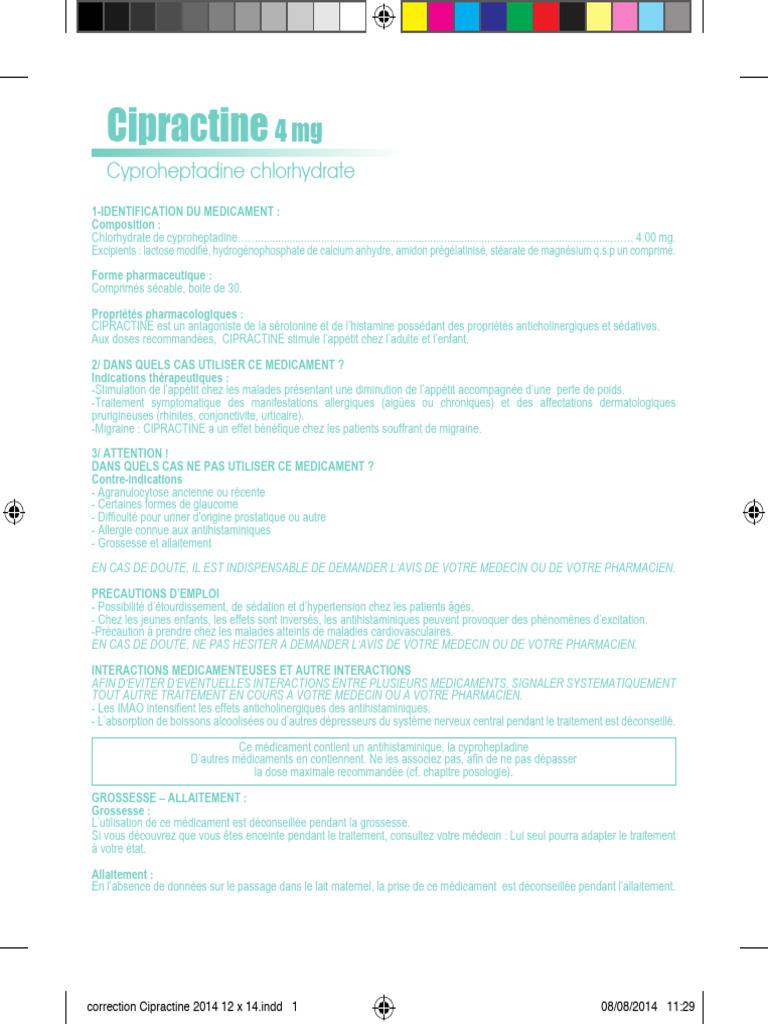 CIPRACTINE | PDF