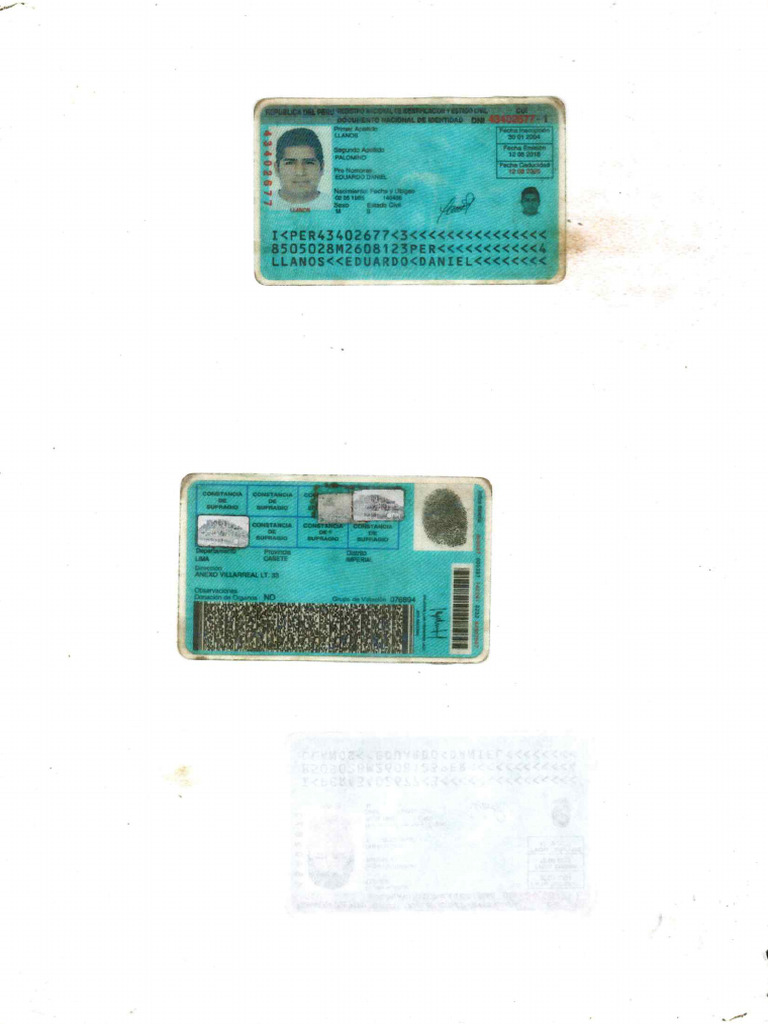 DNI_LLANOS PALOMINO EDUARDO DANIEL | PDF