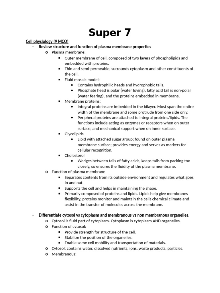 Super 7 Final (updated list) | PDF
