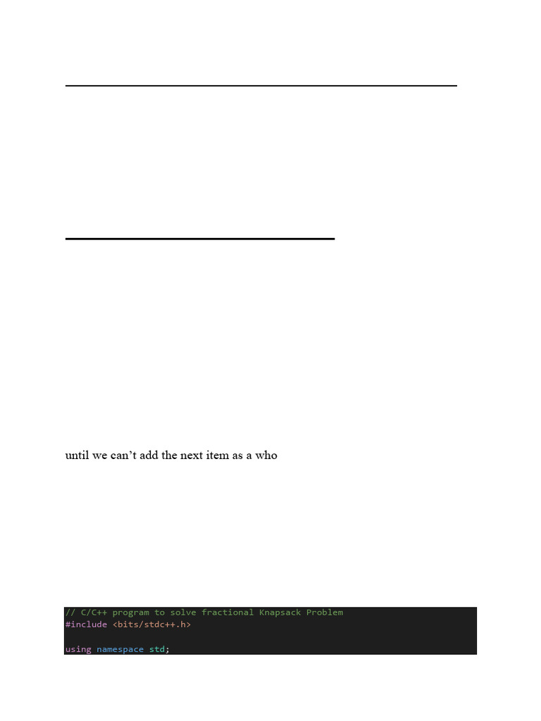 Algorithm Design and Analysis CS | PDF
