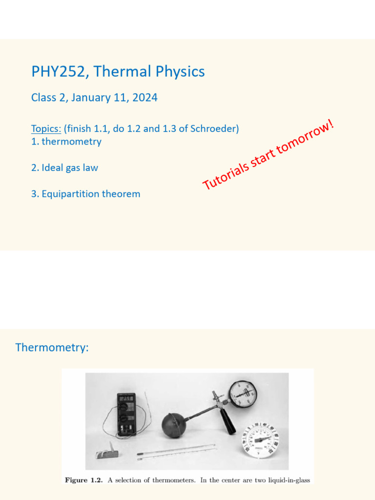 PHY252 Lecture2 Slides | PDF
