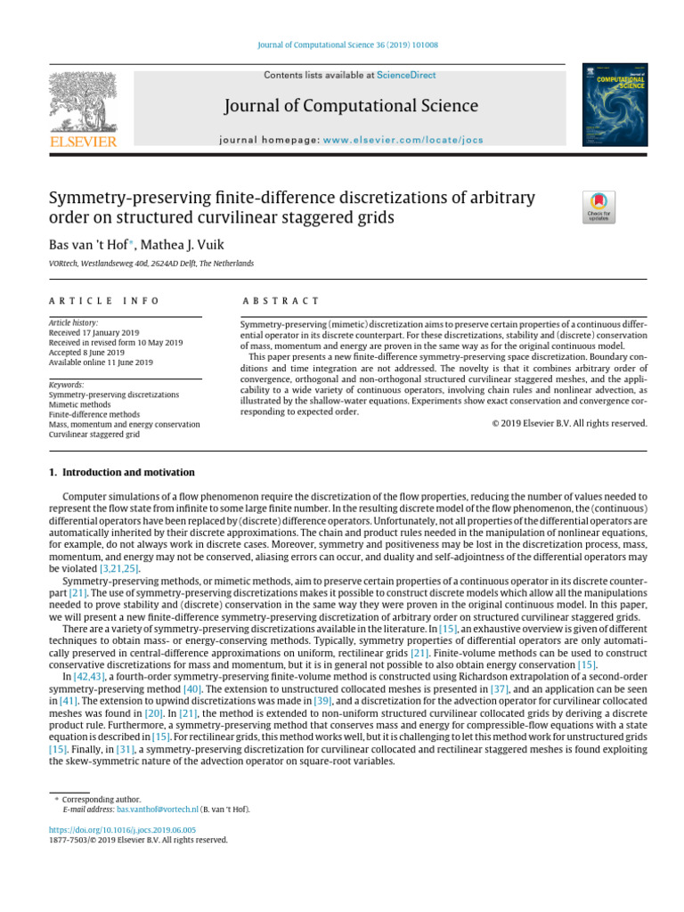 Symmetry Preserving Finite Difference Discretizations Of Arbitrary Order On Structured