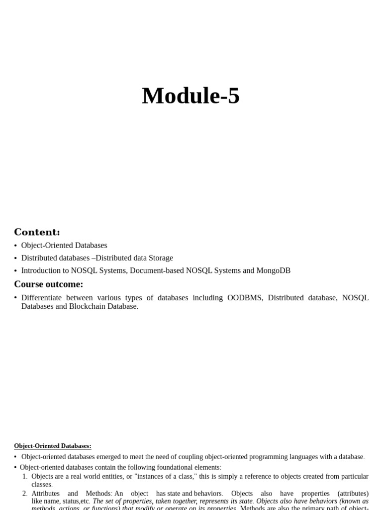 Module-5 Part-1 Final - 16.03.3023 | PDF