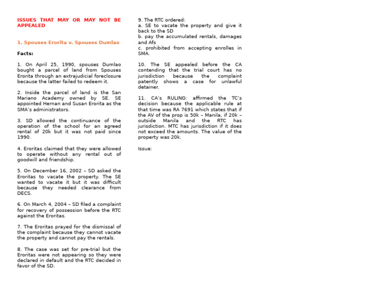 Civ Pro 2 Cases | PDF