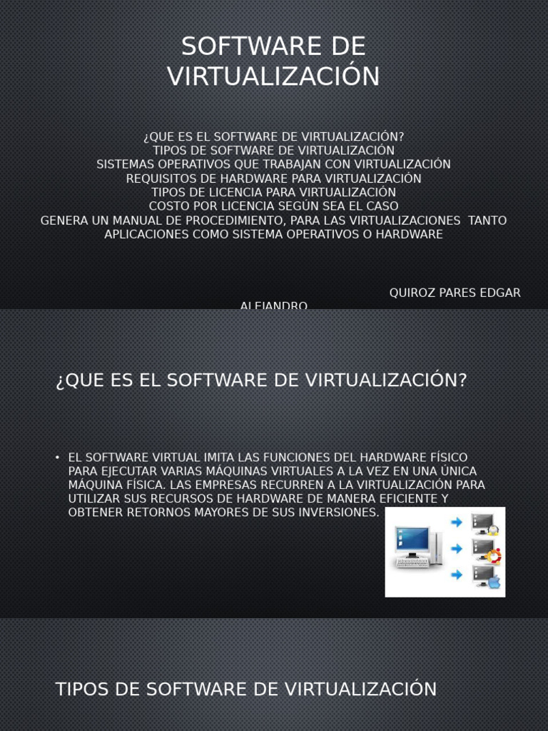 Software de Virtualización | PDF