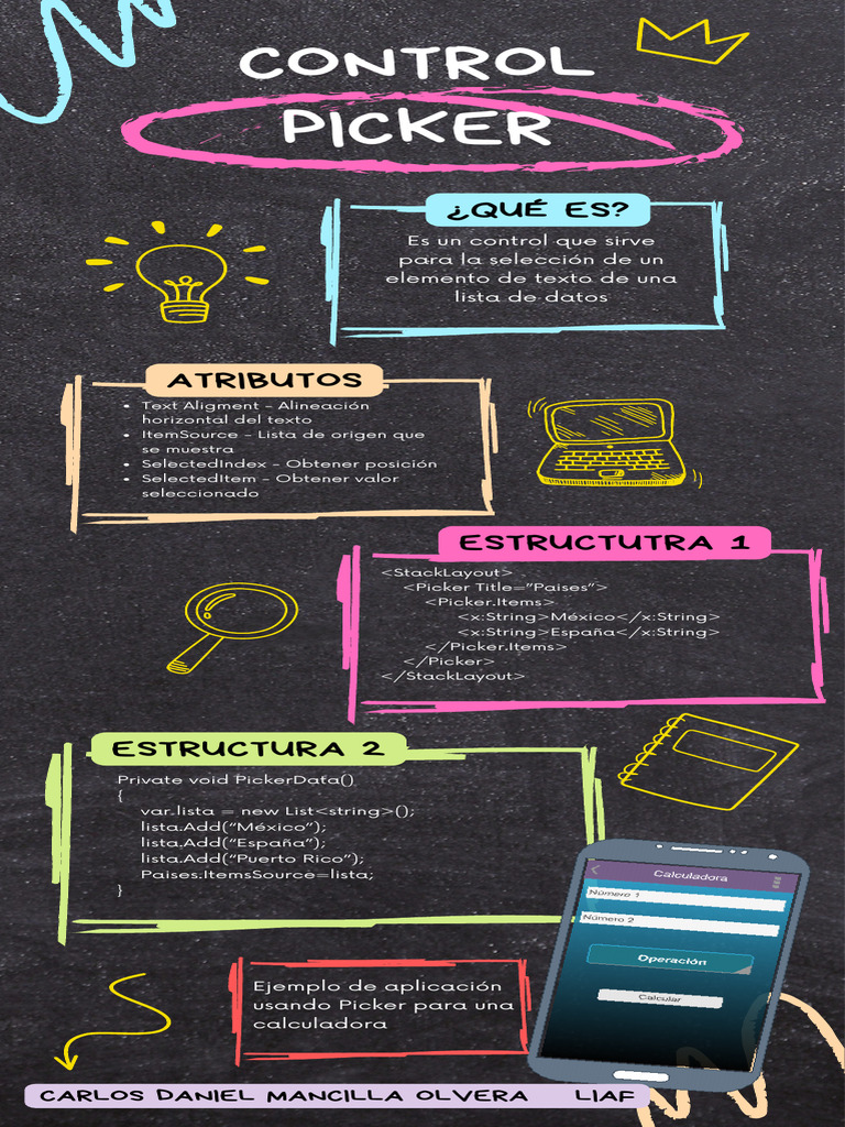 Control Picker en MAUI | PDF