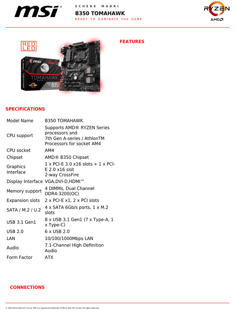 Retropc b350 Tomahawk 2 | PDF