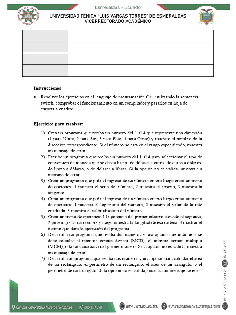 Estructura Switch | PDF