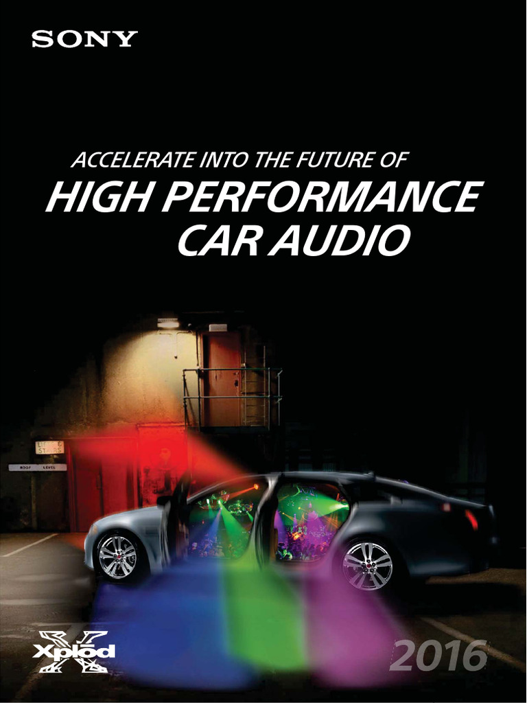 Sony in Car Catalog 2016 | PDF