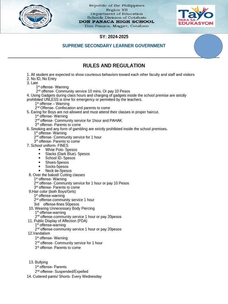 SSLSG Rules Proposal | PDF