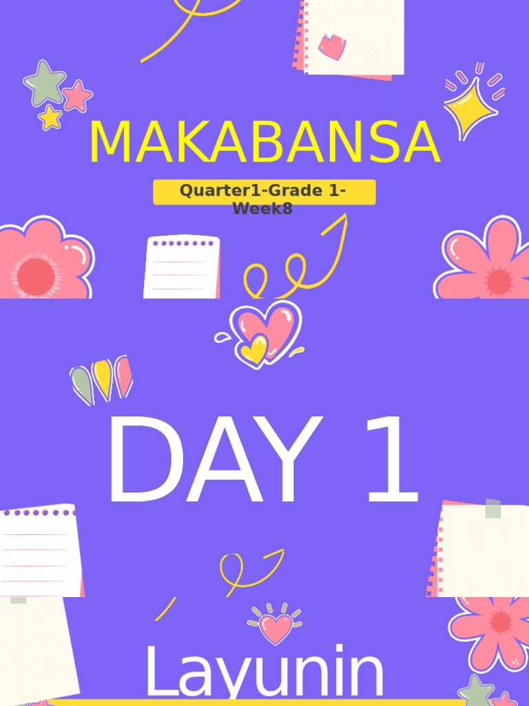 Week8 Makabansa | PDF