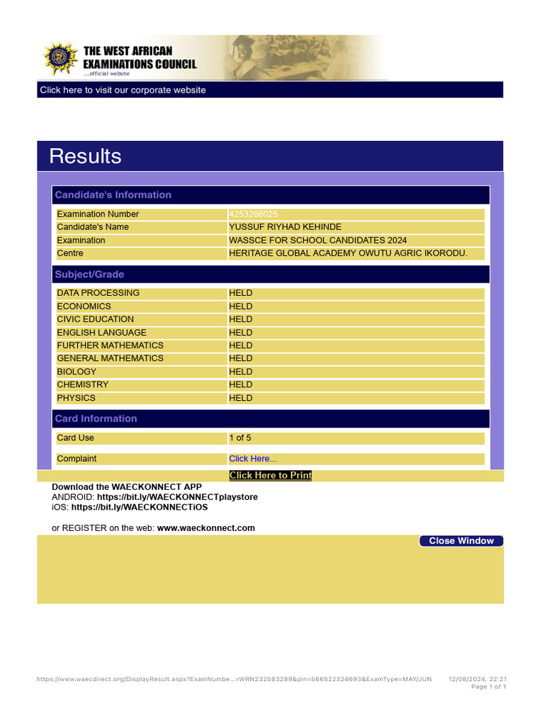 Result by Sir Smod | PDF