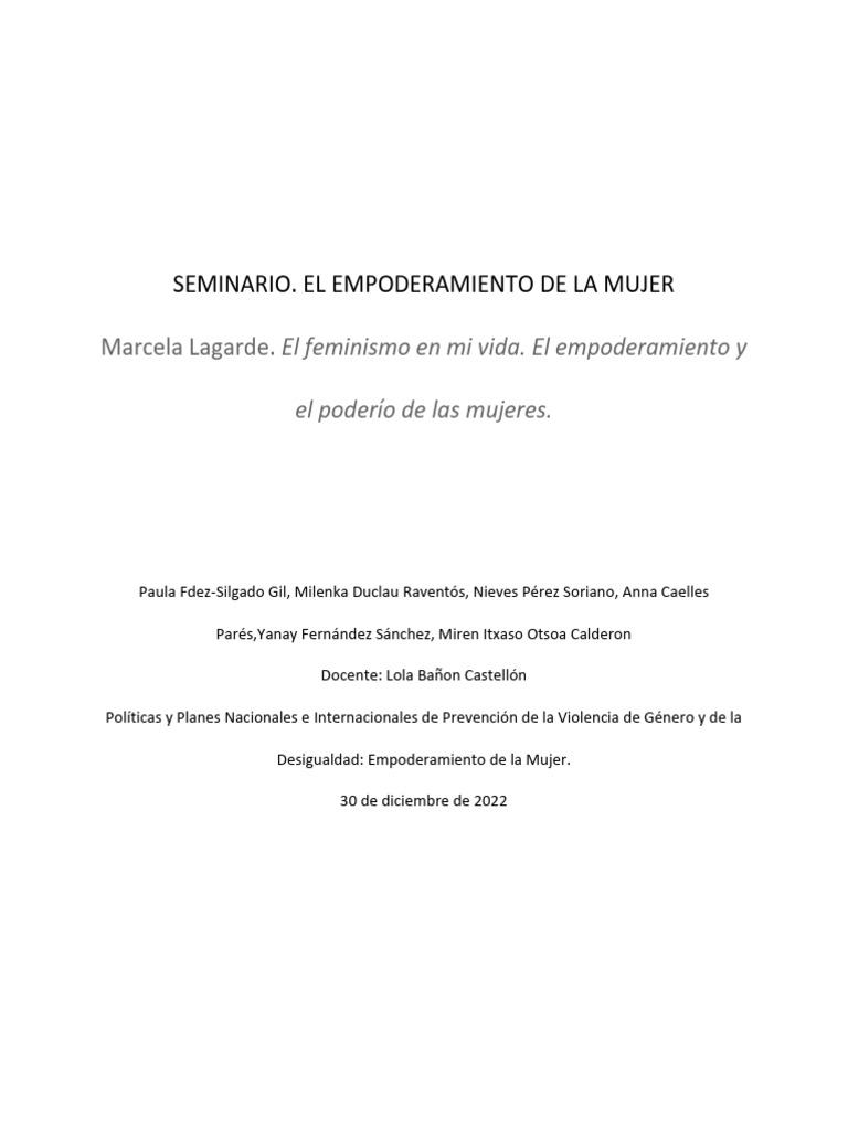 SEMINARIO | PDF