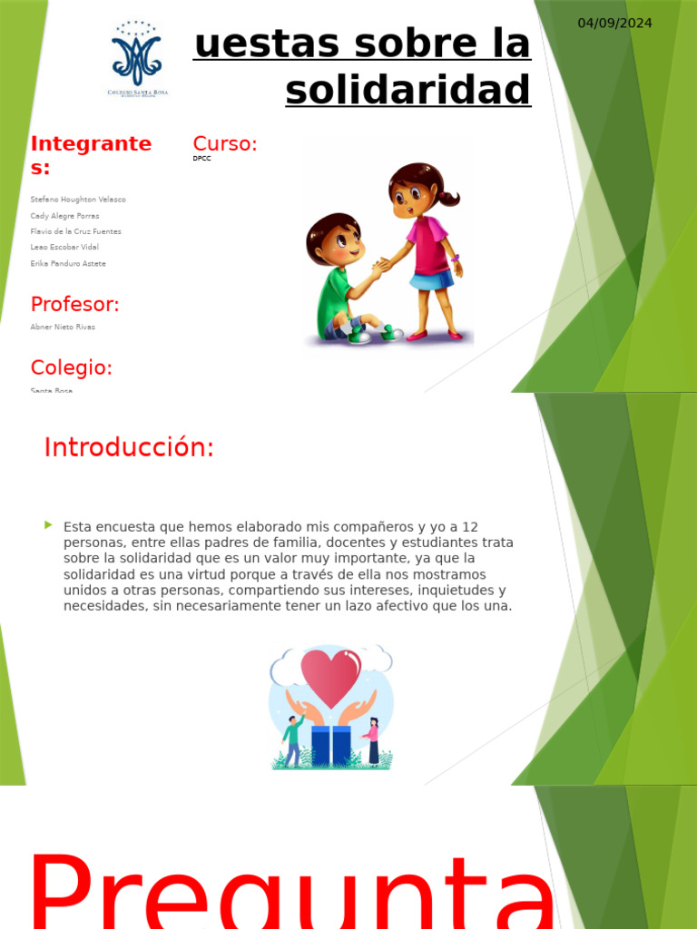 Encuestas Sobre La Solidaridad | PDF