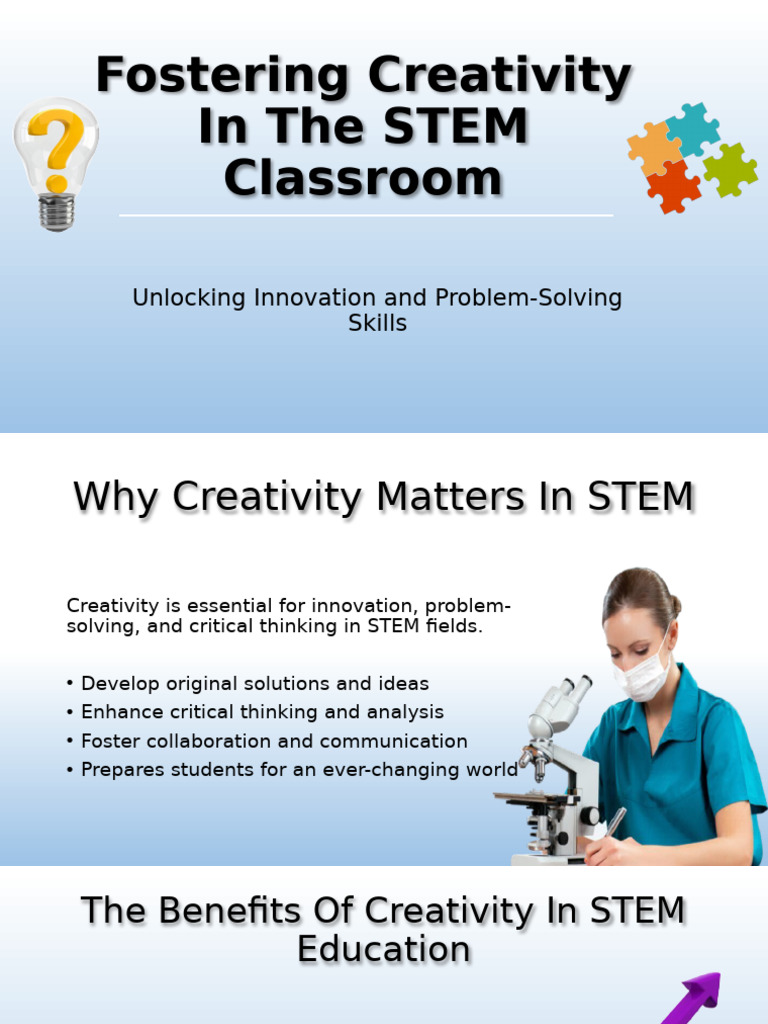 Creativity Presentation Fot STEM School-1 | PDF | Creativity | Art