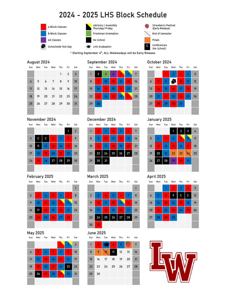 Block Calendar Letter | PDF