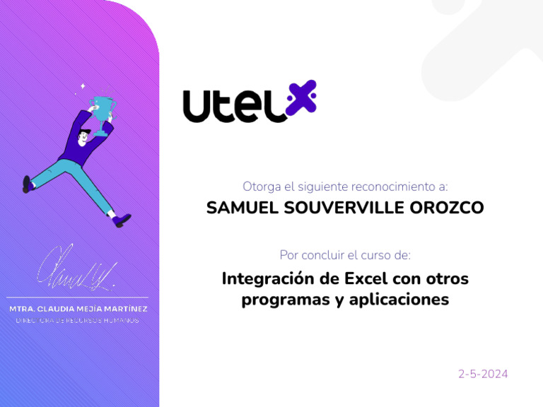 Certificado Utel X | PDF