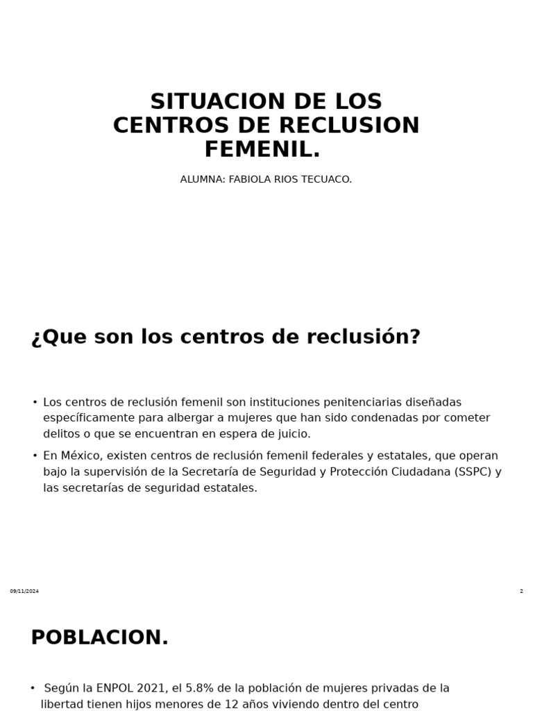 Centros Dee Reclusion | PDF