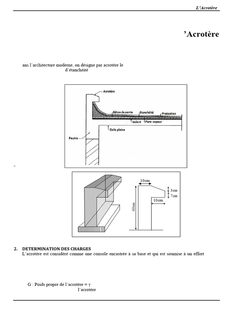 Acrotere | PDF
