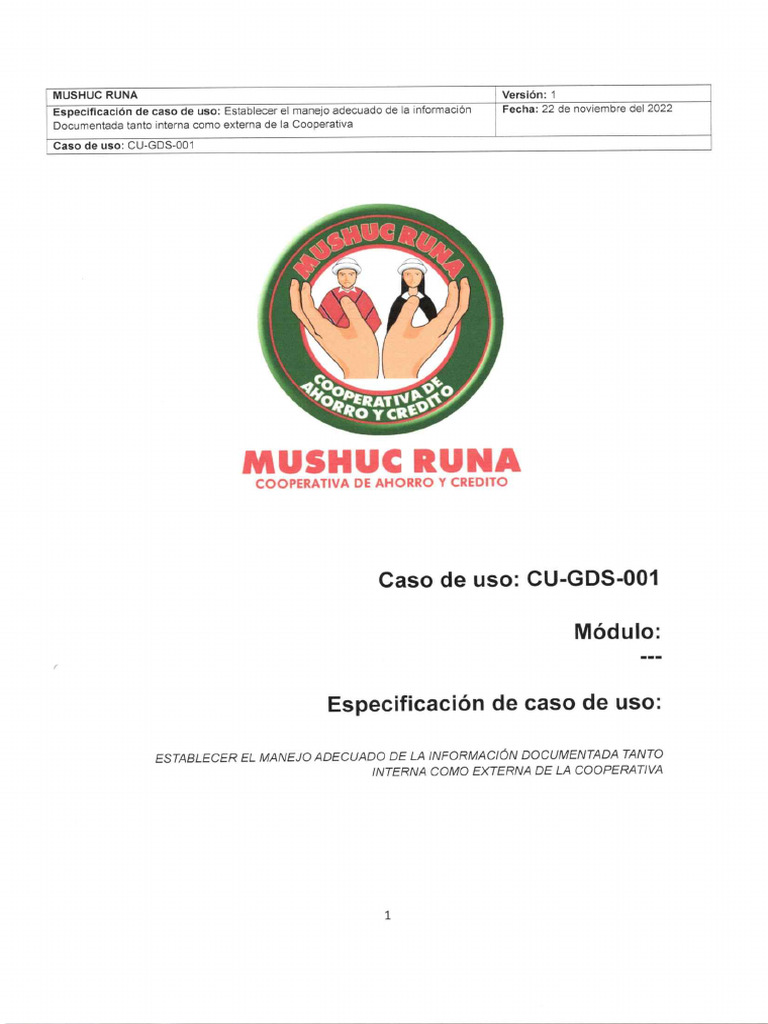 Caso de Uso Gestion Documental Secretaria de Gerencia20221123 ... Caso de Uso Gestion Documental Secretaria de Gerencia20221123 ...