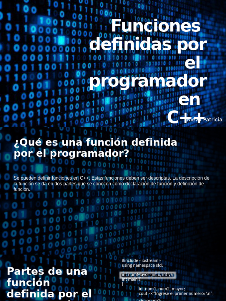 Funciones Definidas Por El Programador en C++ | PDF | C ++ | Computadoras