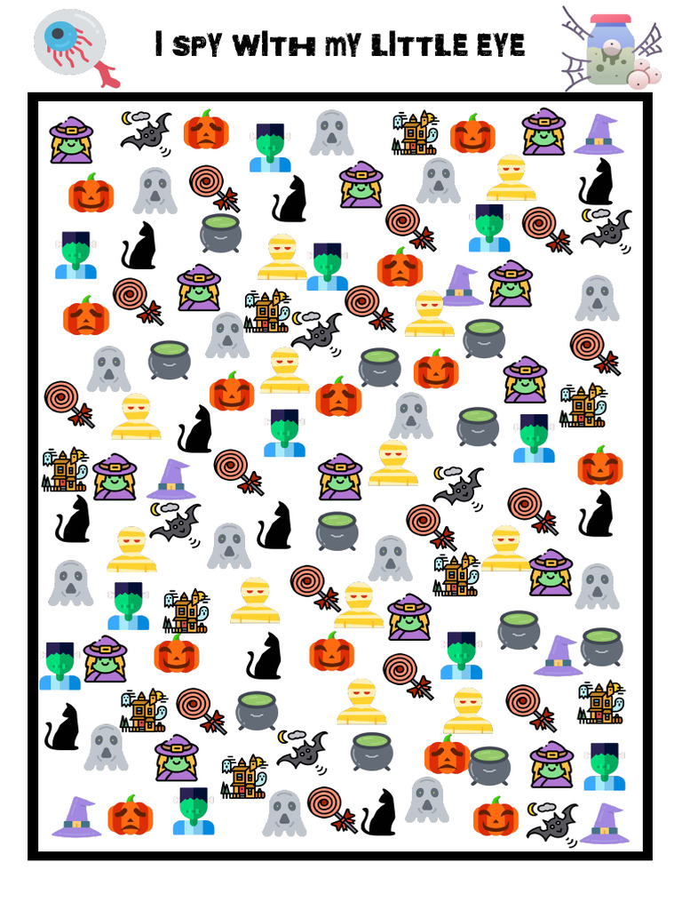 I Spy With My Little Eye PDF | PDF