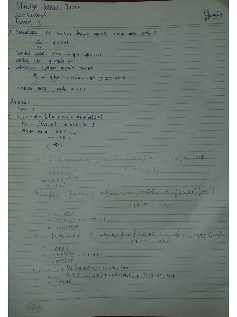 22-078 Shintya TugasMatek2 | PDF