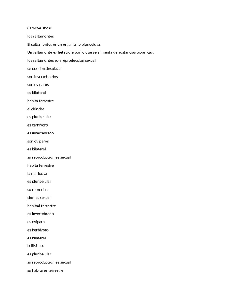 Caracter I Sticas | PDF