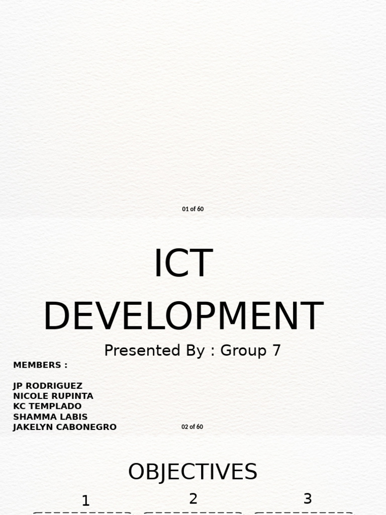 Ict Development G7 Report | PDF