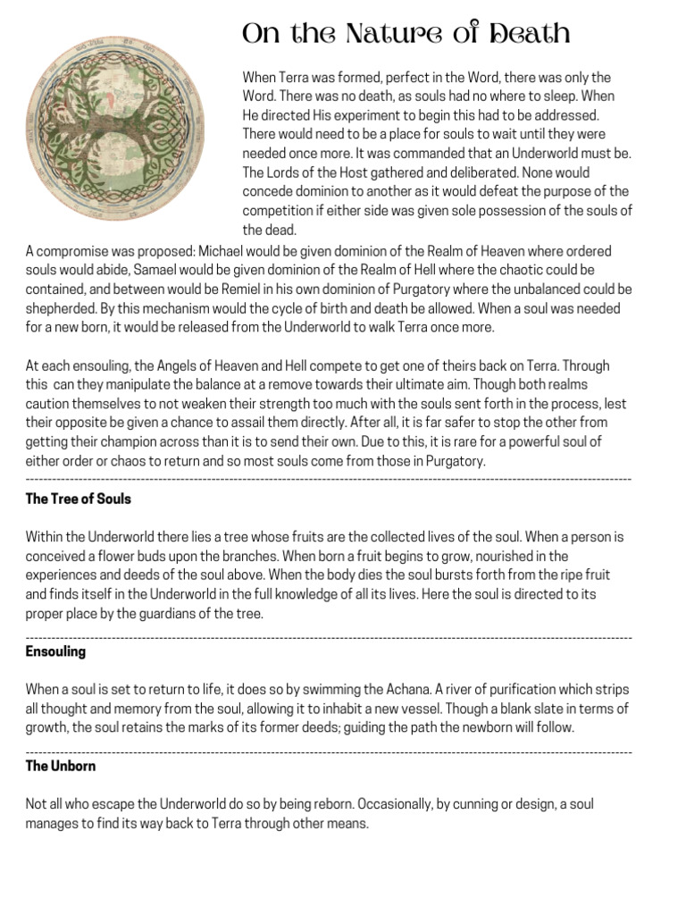 On The Nature of Death | PDF