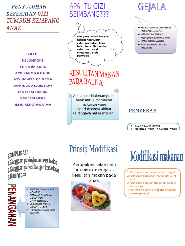 LIflet Gizi Seimbang Untuk ANAK | PDF